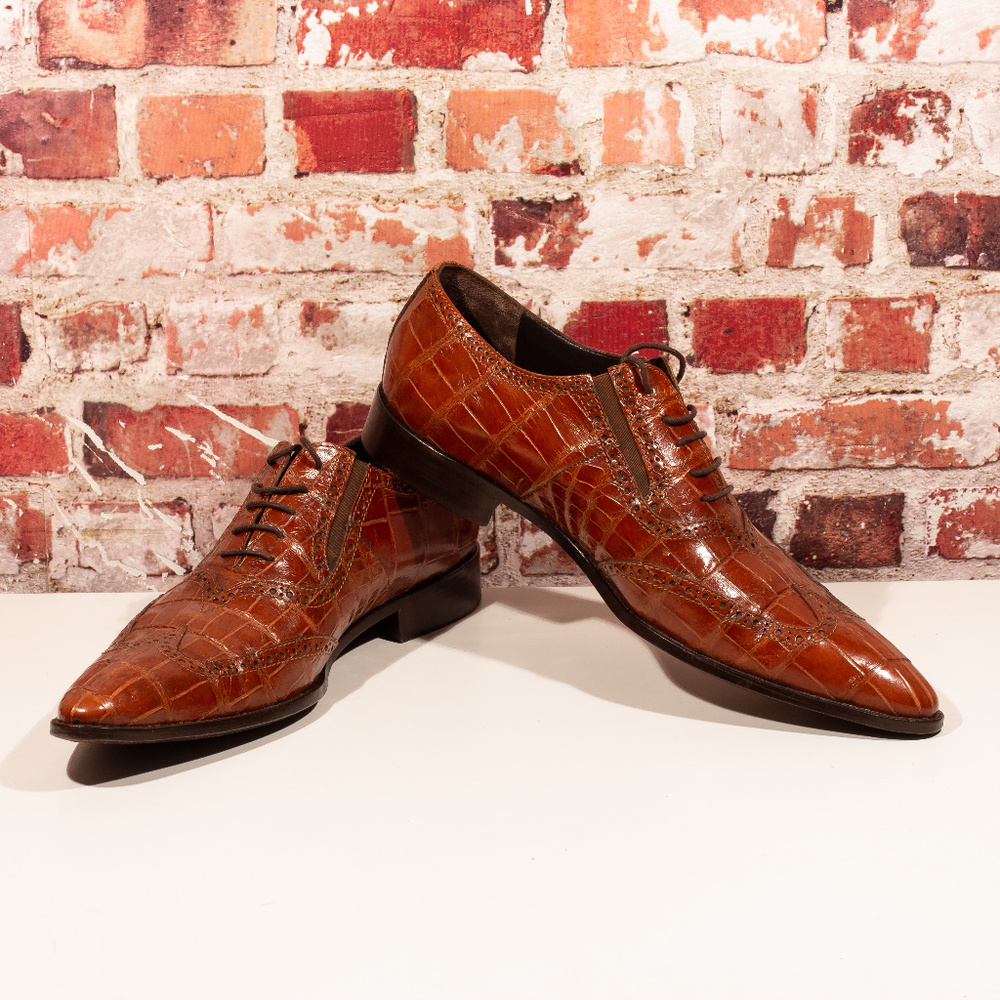 Zilli Mens Alligator Shoes - Gem